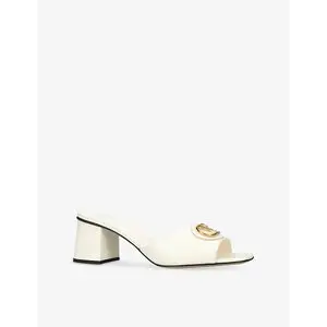 Valentino Garavani Vlogo 60 Leather Heeled Mules
