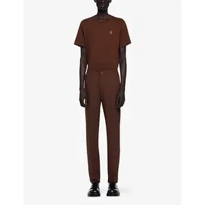 Sandro High-rise Stretch-jersey Trousers