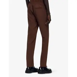 Sandro High-rise Stretch-jersey Trousers