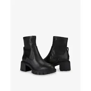 Kurt Geiger Sock Faux-leather Ankle Boots