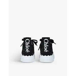 Chloé Lauren Lace Low-top Trainers - Black