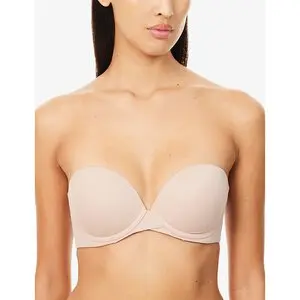 Calvin Klein Perfectly Fit Push-up Strapless Stretch-woven Bra