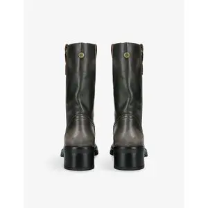 Steve Madden Benedict Leather Heeled Boots