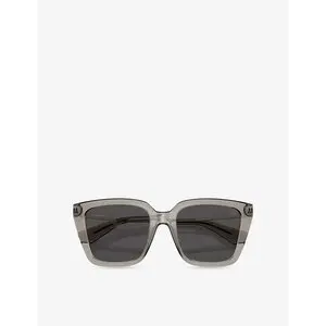Burberry Be4473u Square-frame Acetate Sunglasses - Grey