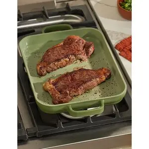 OUR PLACE Mini Aluminium Griddle Pan - Char