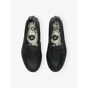 DUKE + DEXTER Ezra Leather Penny Loafers