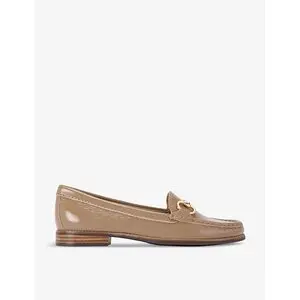 Carvela Click Snaffle-trim Flat Leather Loafers - Camel