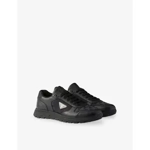 Prada Prax 2.0 Re-nylon Shell And Leather Trainers - Black