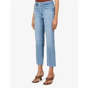 Good American Good Straight High Rise Stretch Denim Jeans
