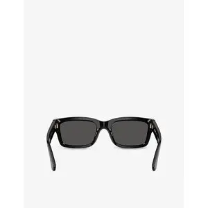Burberry Be4443 Rectangle-frame Acetate Sunglasses