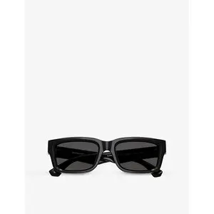 Burberry Be4443 Rectangle-frame Acetate Sunglasses