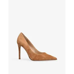 Steve Madden Suede Pointed Toe Stiletto Courts - Camel