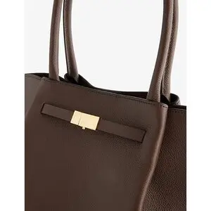 DEMELLIER The New York Leather Tote Bag - Mocha