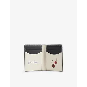 DUKE + DEXTER Dean Cherry Leather Wallet