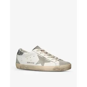 GOLDEN GOOSE Super Star Suede-star Leather Trainers