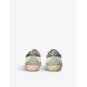 GOLDEN GOOSE Super Star Suede-star Leather Trainers