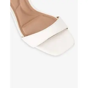 Carvela Regatta Faux-leather Heeled Sandals - White