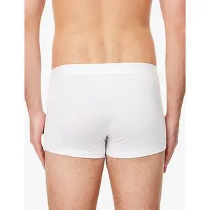 Sunspel Branded-waistband 3-pack Stretch-cotton Trunks
