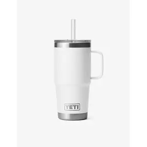 YETI Rambler 25 0z Stainless-steel Straw Mug 710ml - White