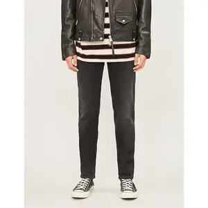 REPLAY Anbass Hyperflex Clouds Slim Stretch-denim Jeans - Black