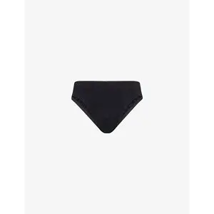Hanro Basic Slim-fit Cotton Briefs - Black