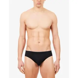 Hanro Basic Slim-fit Cotton Briefs - Black
