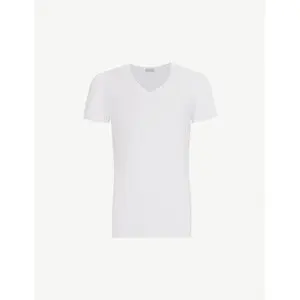 Hanro Cotton Superior Cotton-blend T-shirt - White