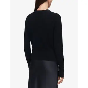 JOSEPH Melby Long-sleeved Cashmere Jumper - Black