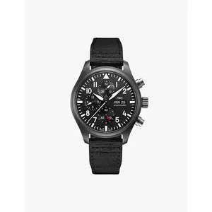 IWC SCHAFFHAUSEN Pilot's Chronograph Ceramic Automatic Watch 44.5mm - Black Ceramic