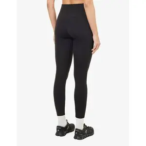 Vuori Bliss Brand-patch Stretch-polyamide Leggings - Black