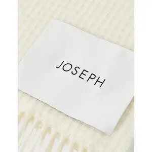 JOSEPH Flora Waffle Wool Scarf