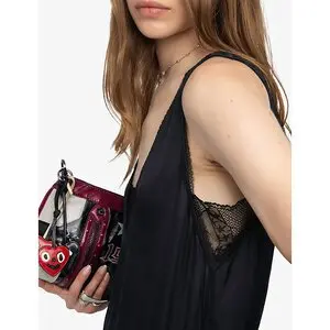 Zadig&Voltaire Renzo V-neck Lace Trim Midi Dress