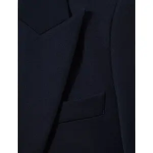 REISS Gabi Single-breasted Blazer - Navy