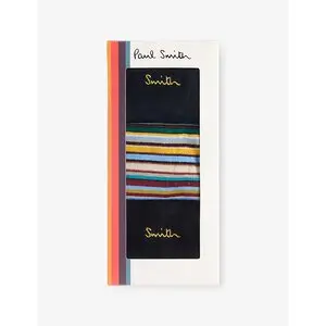 Paul Smith Signature Stripe Three-pack Cotton-blend Socks - Multicolour