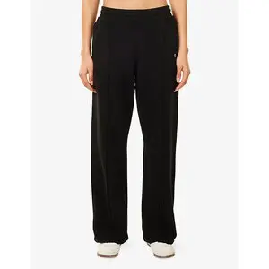 4TH & RECKLESS Fergie Wide-leg Cotton-jersey Jogging Bottoms - Black