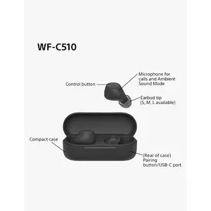 SONY Wf-c510 Wireless Earbuds - Black
