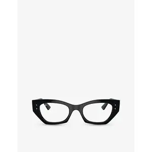 Ray-ban Round-frame Optical Glasses - Black