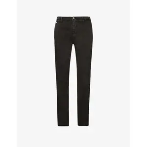 REPLAY Stretch-denim Straight-leg Chinos