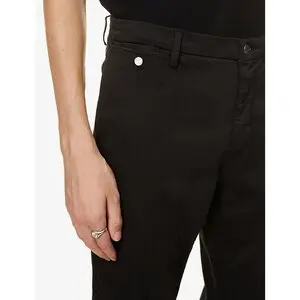 REPLAY Stretch-denim Straight-leg Chinos