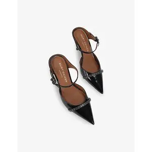 Kurt Geiger Embellished Stiletto Heeled Mules