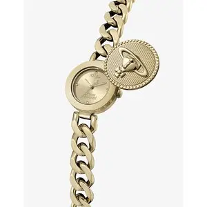 VIVIENNE WESTWOOD Orb Button Stainless Steel Watch - Gold