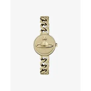 VIVIENNE WESTWOOD Orb Button Stainless Steel Watch - Gold