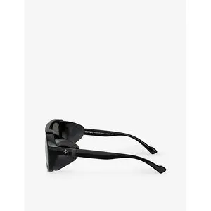 FERRARI Pilot Frame Sunglasses With Logo Branding