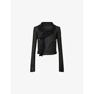 Rick Owens Leather Jacket - Black