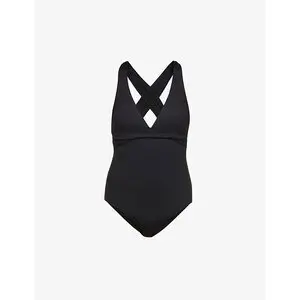 Seafolly Collective V-neck One Piece Swimsuit - Black