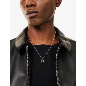 COMMONLINES Sterling Horseshoe Pendant Necklace