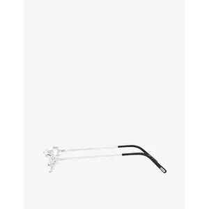 Cartier Rimless Rectangular Metal Optical Glasses