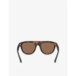 Burberry Be4459u Square-frame Sunglasses - Brown