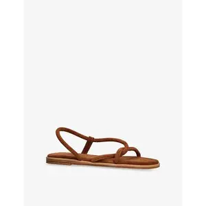 ANCIENT GREEK SANDALS Bomba Suede Flat Sandals