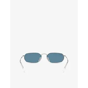 Ray-ban Irregular Metal Sunglasses - Silver